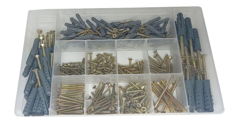 Estojo de parafusos e buchas 442 unidades - Ciser - Kit de Costura ...