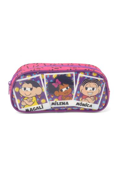 Estojo Escolar Compartimento Único Turma Da Monica Luxcel - Estojo ...
