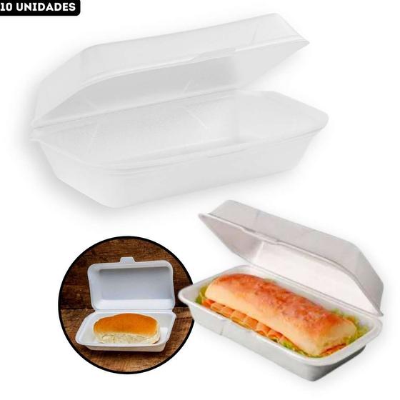 Estojo Lancheira de Isopor para Hot Dog HF05 CH005 - pct 10 Unidades ...
