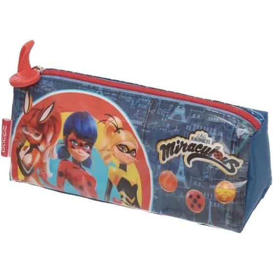 Estojo Miraculous Ladybug Team Work - Pacific - Estojo escolar ...