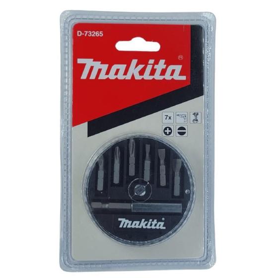 Estojo Plastico Com Bits E Porta Bit 7 Peças Makita D-73265 - Bits e ...