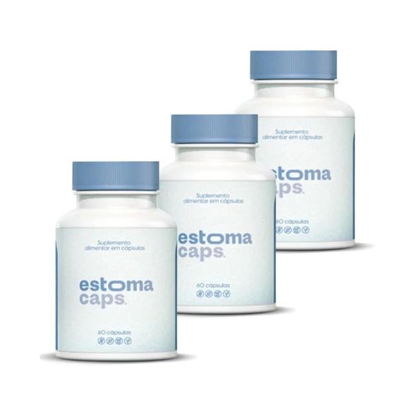 Estomacaps 3 Potes 180 Caps Original - GDL SUPLE - Fitoterápicos ...