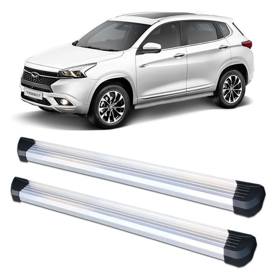 Estribo Chery Tiggo 7 2019 a 2021 C&K Plataforma Lateral Aluminio ...