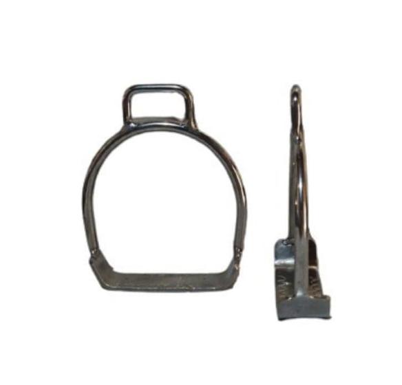 Estribo INFANTIL em aço INOX PARA MONTARIA cavalo LAÇO - SELARIA ...