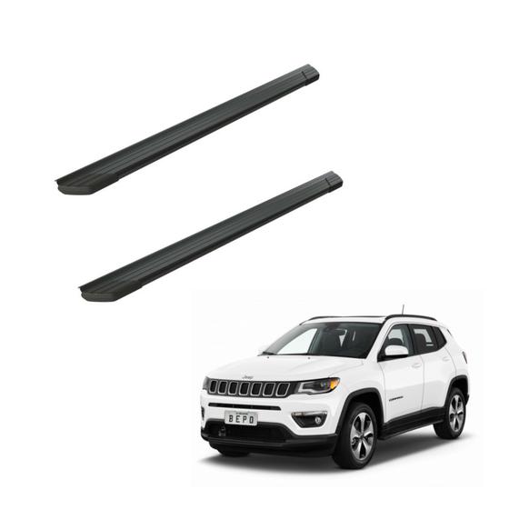Estribo Jeep Compass 2018 2019 2020 2021 2022 Aluminio Preto - Bepo ...