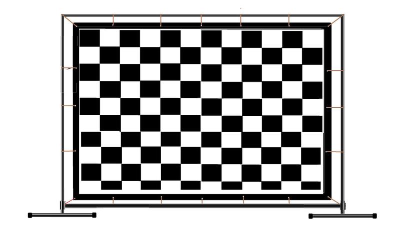 Estrutura 3X2M Suporte Banner Painel Backdrop Base Fechada ...