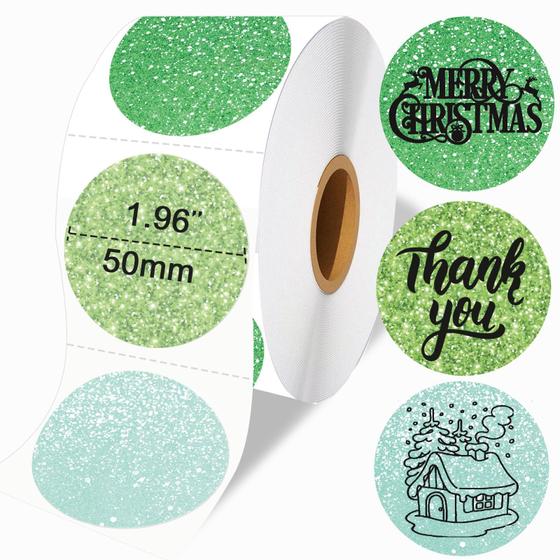 Etiquetas Térmicas Wonlabel Redondas (2x2cm) - 500 Etiquetas por Rolo ...