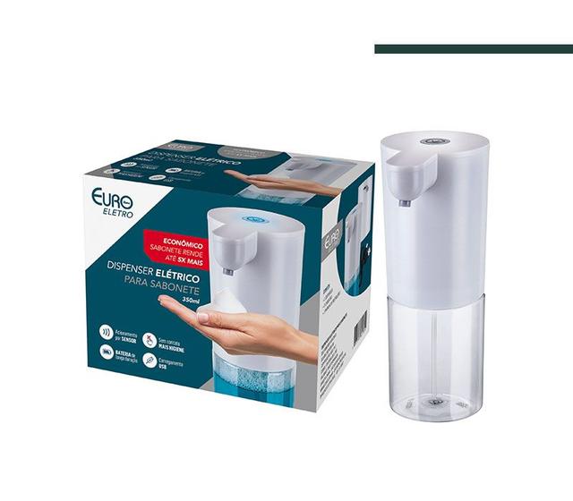Euro - Dispenser elétrico de sabonete - Dispenser Sabonete / Álcool Gel ...