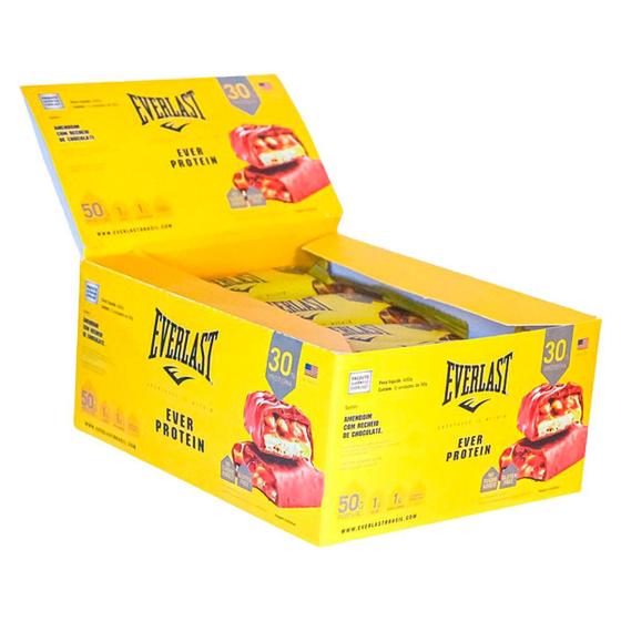 Everlast Protein Bar Sabor Amendoim 12 unidades - Everlast - Barra de ...