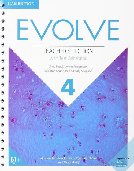 Evolve Level 4 - Teacher's Book With Test Generator - Cambridge ...