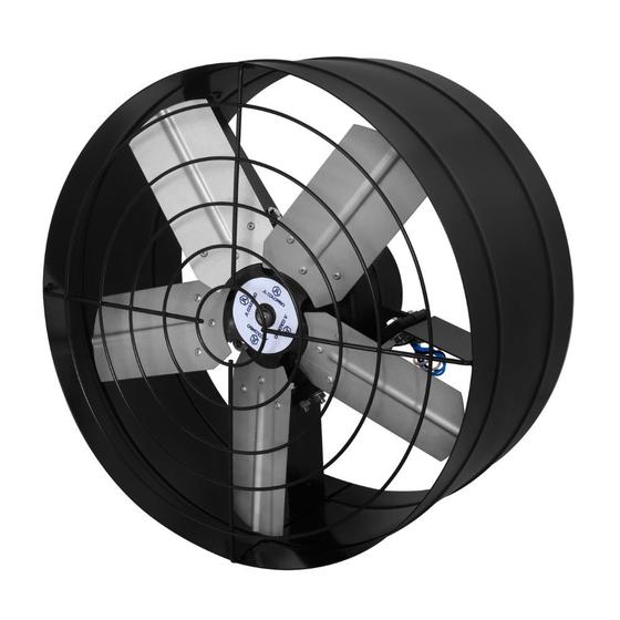 Exaustor Industrial de Parede Alta Vazão 4200m³ 40cm - 127V - JL ...