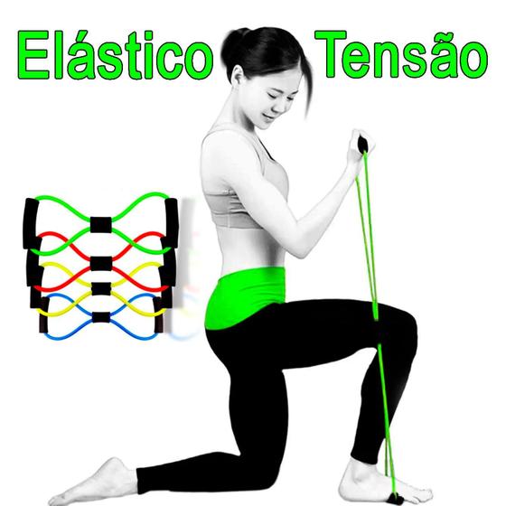 Exercícios Ginástica Pilates Tensão Musculação Fisioterapia Elástico ...