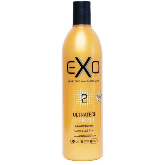 Exoplastia Capilar Ultratech Keratin 500ml Passo 2 Exo Hair Alisa Trata ...