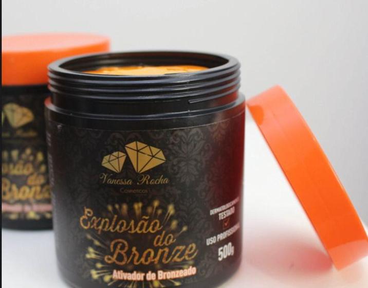 Explosão do bronze ativador de bronzeador - Vanessa rocha - Bronzeador ...