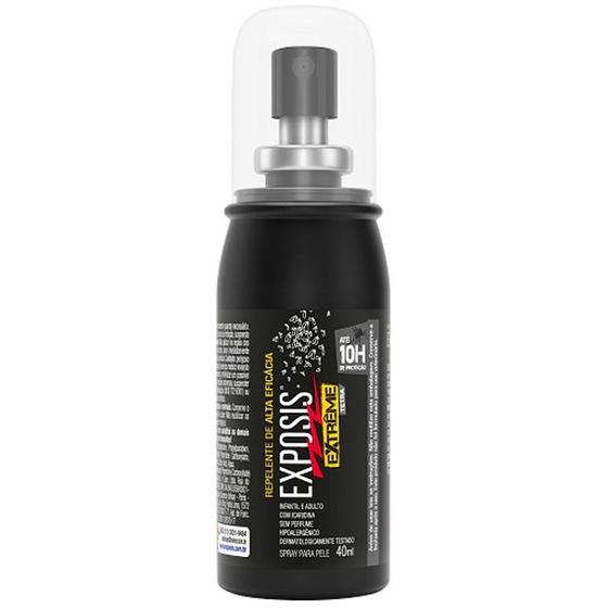 Exposis Extrême Repelente em Spray Sem Perfume 40mL - Repelente para ...