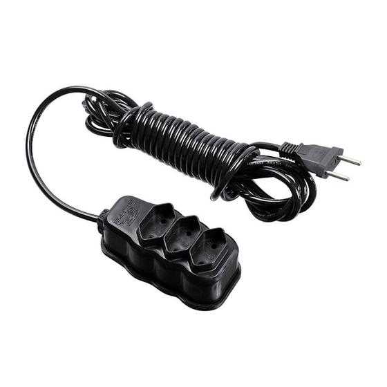 Extensao Multipla Cabo Pp 2X0,75 - 5 Metros - 10 Amperes IBERICA FIOS E ...