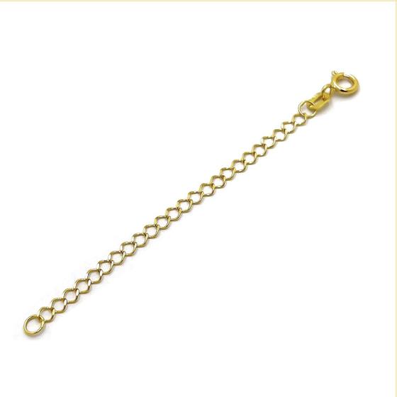 Extensor Em Ouro 18k Alongador de Corrente Colar Cordão Gargantilha ...