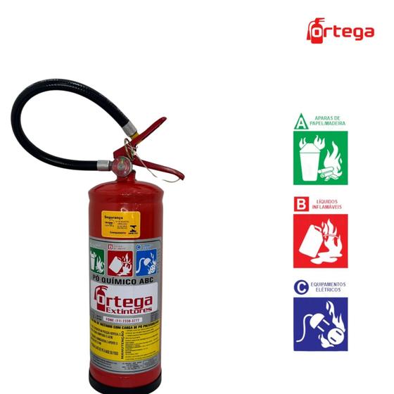 Extintor ABC 4kg - ortega extintores - Extintor - Magazine Luiza