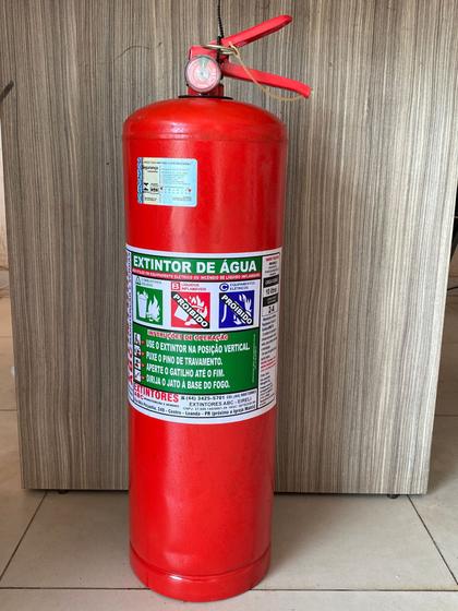 Extintor Agua Pressurizada 10 Litros - Mocelim - Extintor - Magazine Luiza