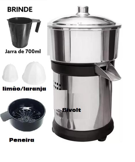 Extrator Espremedor Industrial Inox Suco Laranja Industrial Grande - jl ...