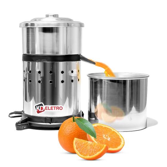 Extrator Espremedor Laranja Limão Industrial Profissional Inox Copo 3 ...