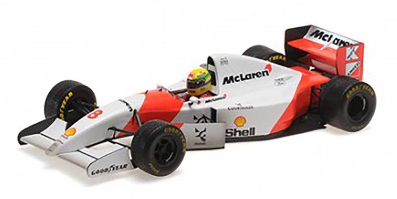 F1 Ayrton Senna McLaren Ford MP4/8 GP Europa 1993 1/18 - Minichamps - Carrinhos e Cia - Magazine ...