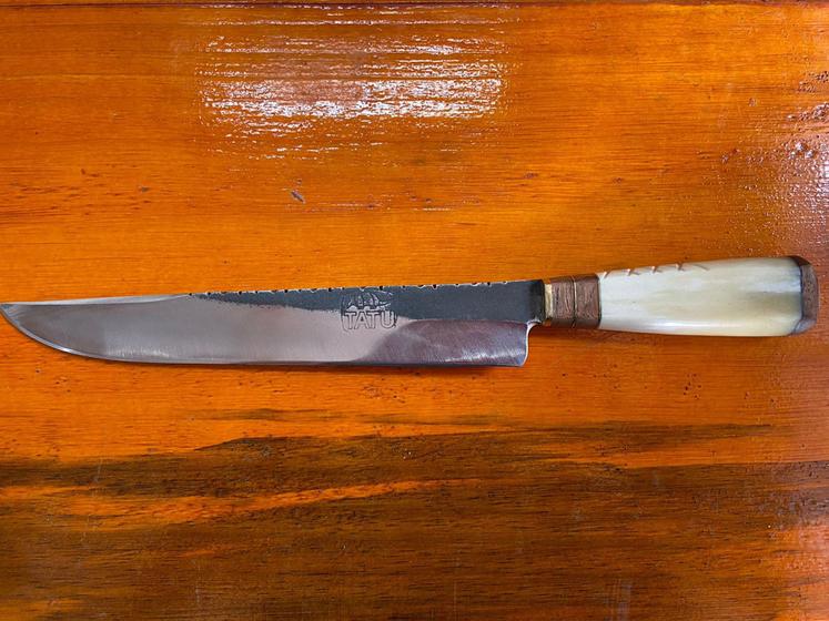 Faca artesanal tatu 10'' polegadas - Faca para Churrasco - Magazine Luiza