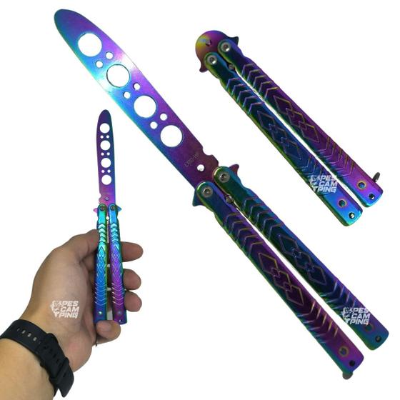 Faca Butterfly Borboleta Canivete Tático Manobras Cs Go Game - Taue ...