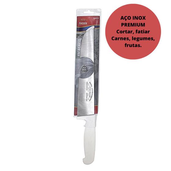 Faca de carne grande corte extremo aço inox não enferruja p/ açougues ...