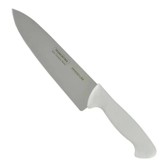 Faca de Carne Inox Profissional Gourmet Cabo Branco Fratelli Açougue ...