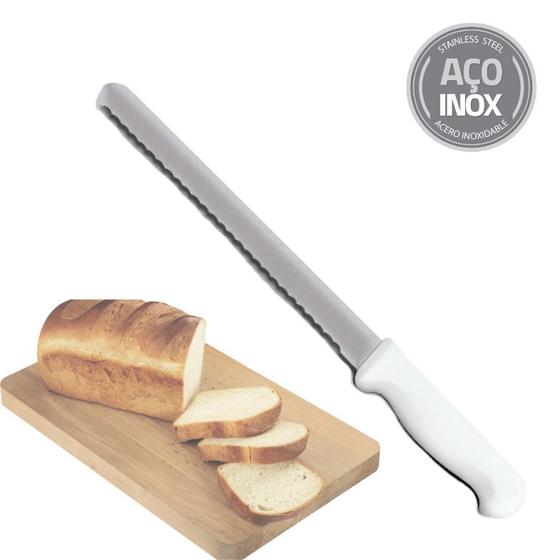 Faca De Serra Grande Para Cortar E Fatiar Pão Bolos 52 cm - DTL - Faca ...