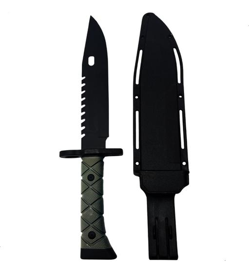 Faca Esportiva Tatica Militar Caça Pesca Com Bainha Rigida Xingu XV3406 ...