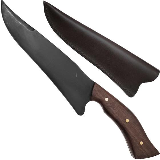 Faca Fighter Full Tang Artesanal 8' Faca de Luta Monobloco 2,5mm ...