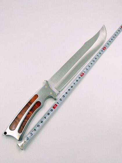 Faca Grande de Churrasco Modelo Luxo Fulltang Inox DD2 - Taue - Faca ...