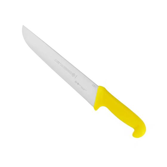 Faca Inox Açougue Cabo Amarelo 10" - Mundial - Faca - Magazine Luiza