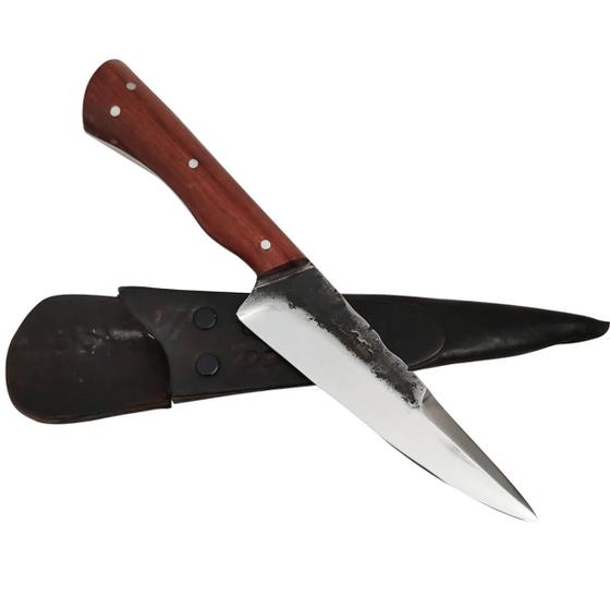 Faca Pequena Davila Artesanal 6 Aço Carbono 5160 para Churrasco ...