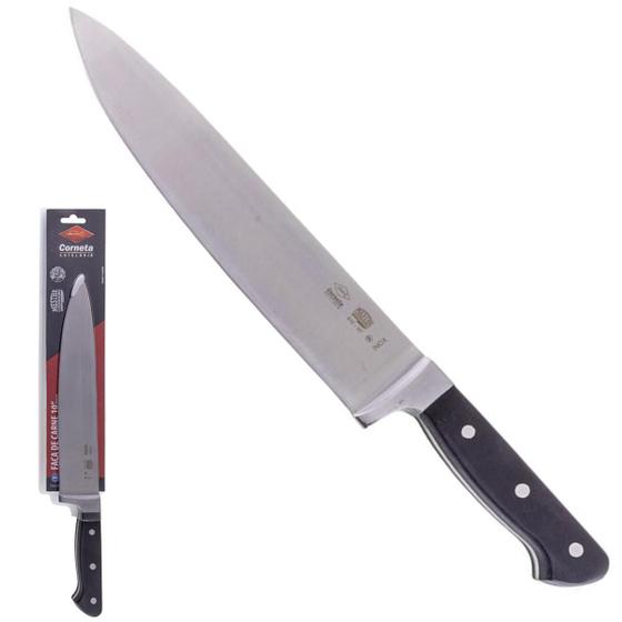 Faca Profissional Chefe Gourmet Forjada Inox opções 8 e 10pol - Corneta ...