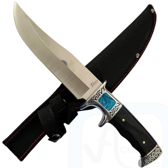 Faca Profissional Pedra Azul Churrasco Super Afiada C/bainha G-61 ...