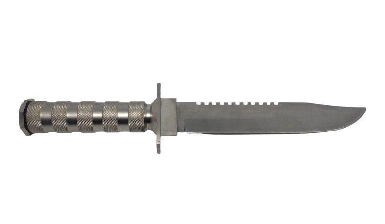 Faca Rambo Tática Militar Sobrevivência Pesca caça aço inox - Arpa ...