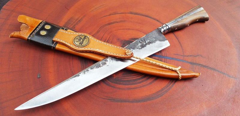 Faca Realeza Forjada de 10" , cabo invertido , brut forj - Faca para ...