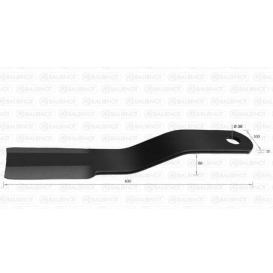 Faca roçadeira tatu corte duplo-(62240051)mt52 0388 - . - Facas ...