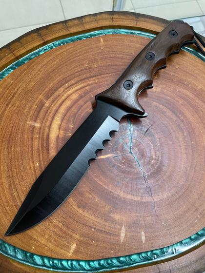 Faca Tactical Knife 5mm de Aço Fulltang Madeira de Demolição - Cabana ...