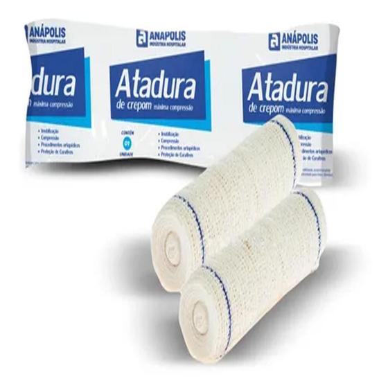 Faixa Curativo Atadura Crepom Crepe 20Cm X 1,80M (12 Rolos) - Anápolis - Atadura - Magazine Luiza