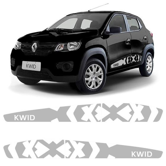 Faixa Kwid 2018 2019 2020 2021 2022 Adesivo Cinza Lateral - SPORTINOX ...