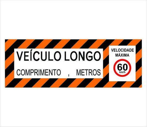 Faixa Zebrada Caminhão Veículo Longo Carga Excedente - Afonso ...