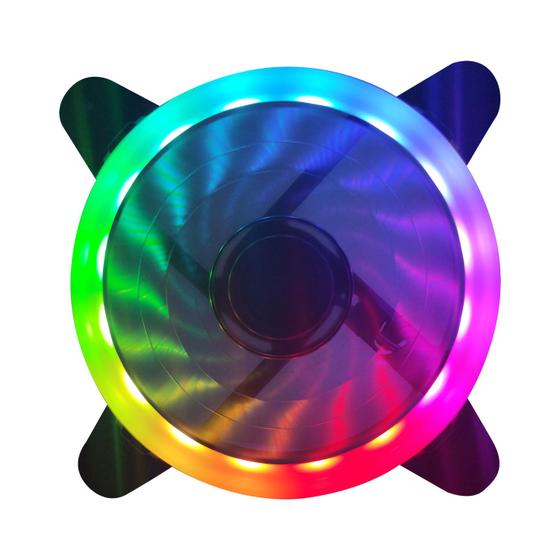 Fan Rgb 120mm 6 Pinos Ring Led Blue Case Bfr-14rgb 12cm 120mm BFR-14RGB ...