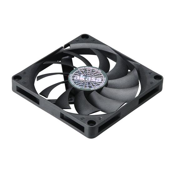 Fan Slim Akasa 80mm PWM Fluxo de Ar 26.53 CFM para Gabinete - Cooler ...