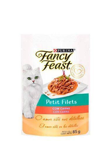 Fancy feast sache petit filets carne 85g - Purina - Ração Seca para ...