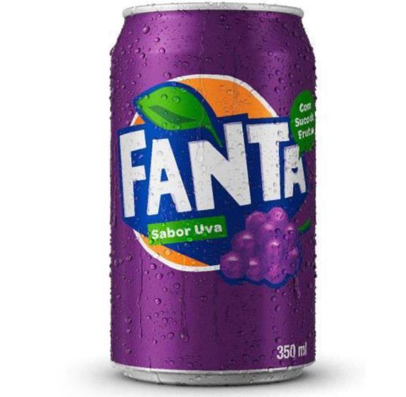 Fanta uva lata 350 ml - Refrigerante - Magazine Luiza