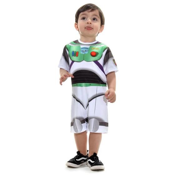 Fantasia Buzz Lightyear Bebê 1 Ano 18 meses Toy Story Disney ...